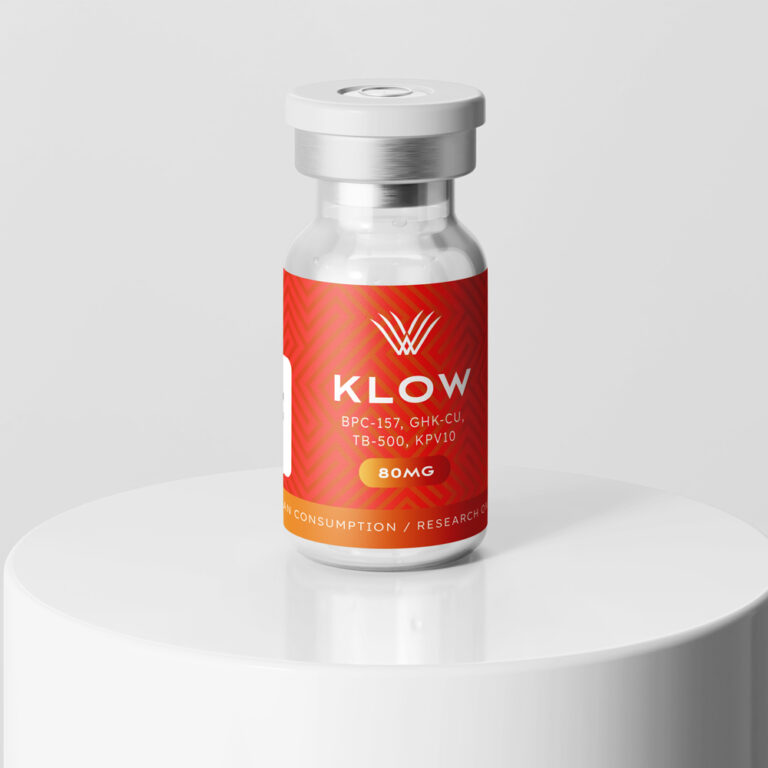 KLOW Multi-Peptide Complex (80 mg) – BPC-157 + GHK-Cu + TB-500 + KPV | Wolverine Peptides